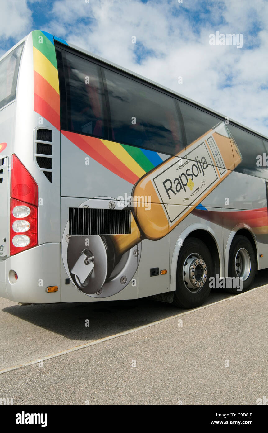 swebus coach bus buses sweden biofuel biodisel bio fuel diesel swedish ...