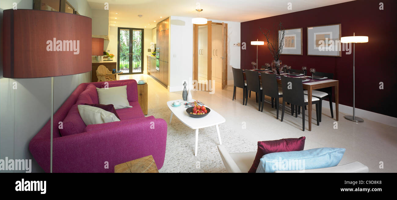 Open floor plan interiors hi-res stock photography and images - Alamy