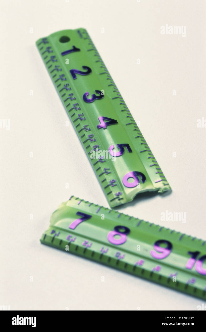Broken Ruler High Resolution Stock Photography and Images - Alamy