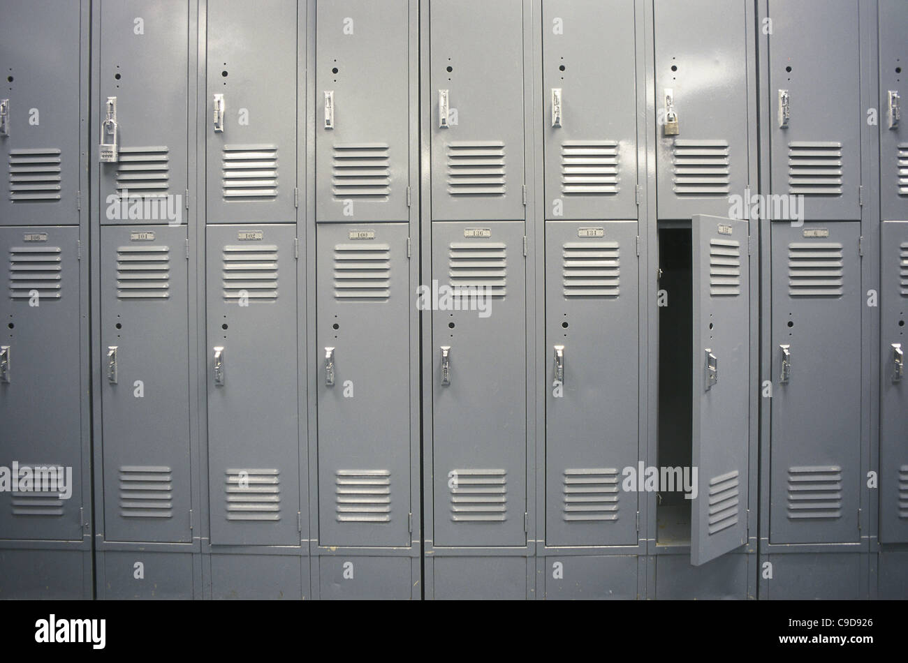 Array of lockers Stock Photo - Alamy