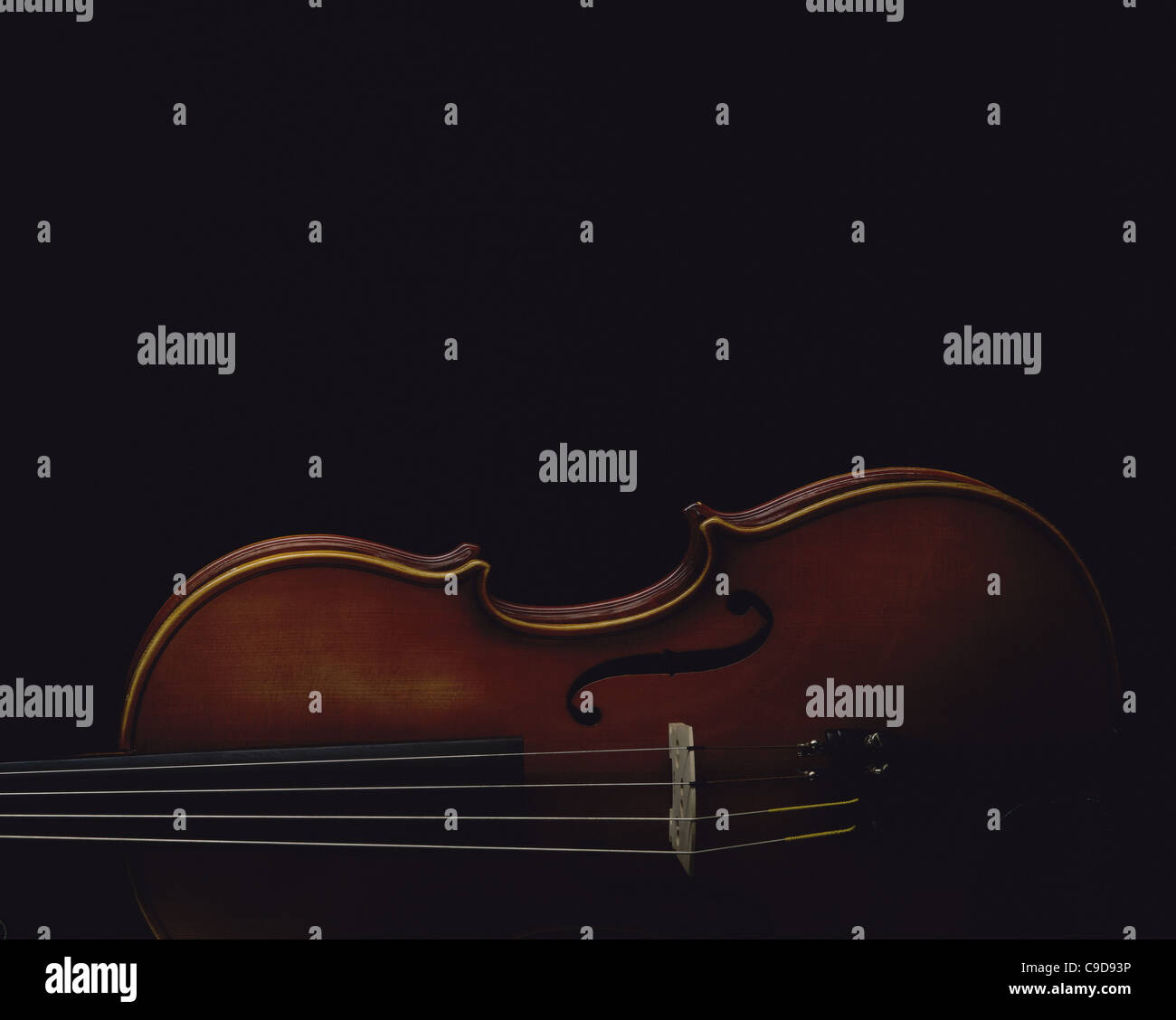 Close-up of a violin Stock Photo - Alamy