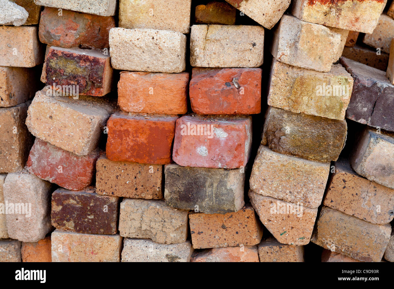 Mexico, Guanajuato, San Miguel de Allende, Stacked bricks Stock Photo ...
