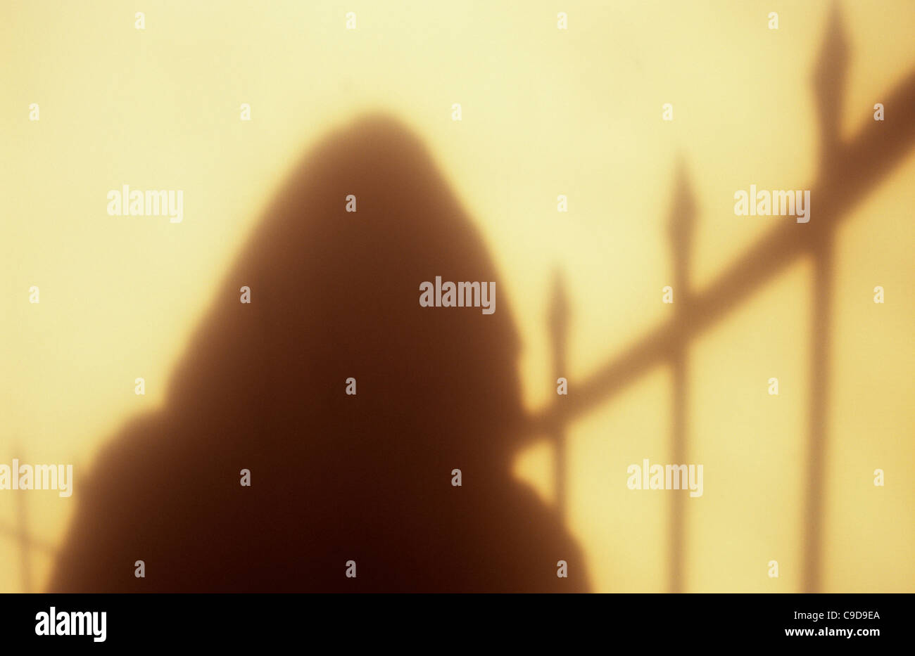 Railings shadow figure hi-res stock photography and images - Alamy