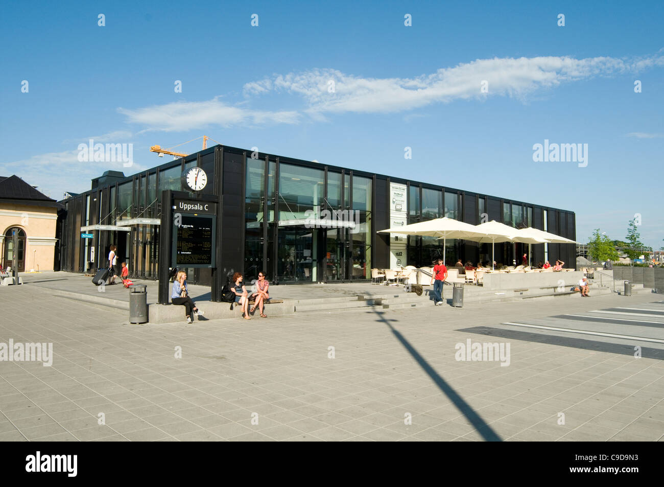 Uppsala train station sweden swedish public building buildings railway ...