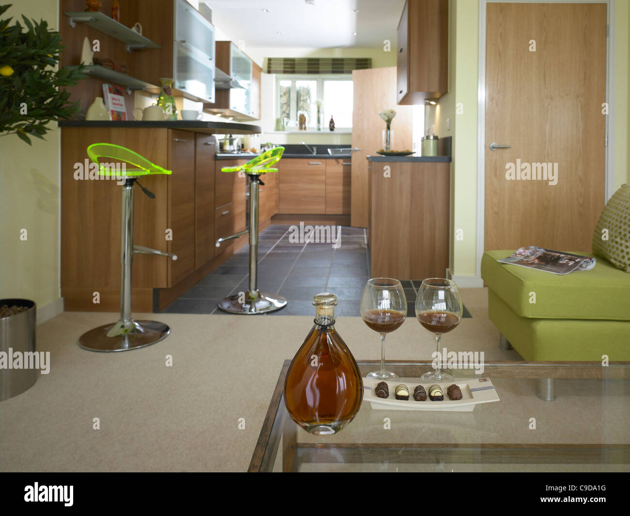 interior view of kitchen Stock Photo - Alamy