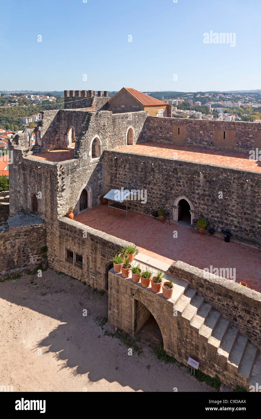 Gothic Palatial Residence (Paços Novos) of the Leiria Caste. Leiria ...
