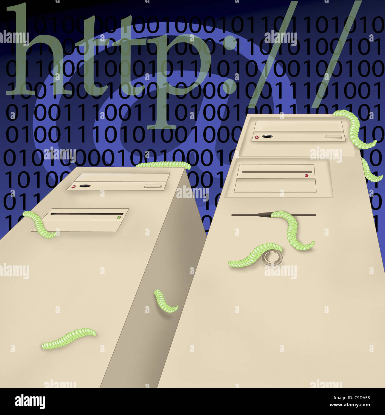 Internet Worms 2004 Linda Braucht (20th C. American) Computer graphics ...