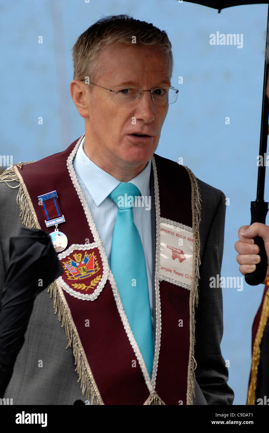 Unionist mps and the ulster unionist executive members hi-res stock ...