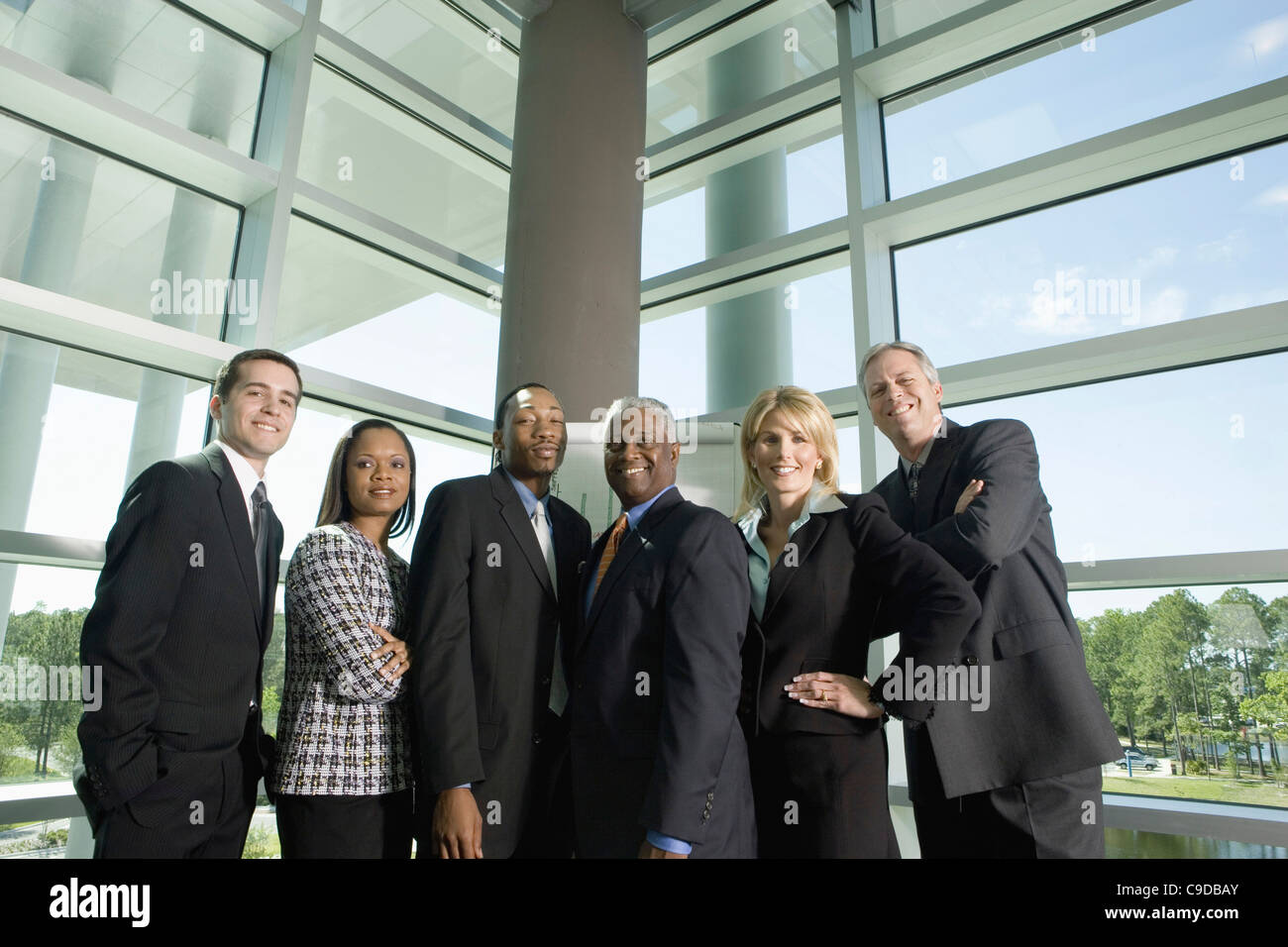 Portrait of executive team Stock Photo - Alamy