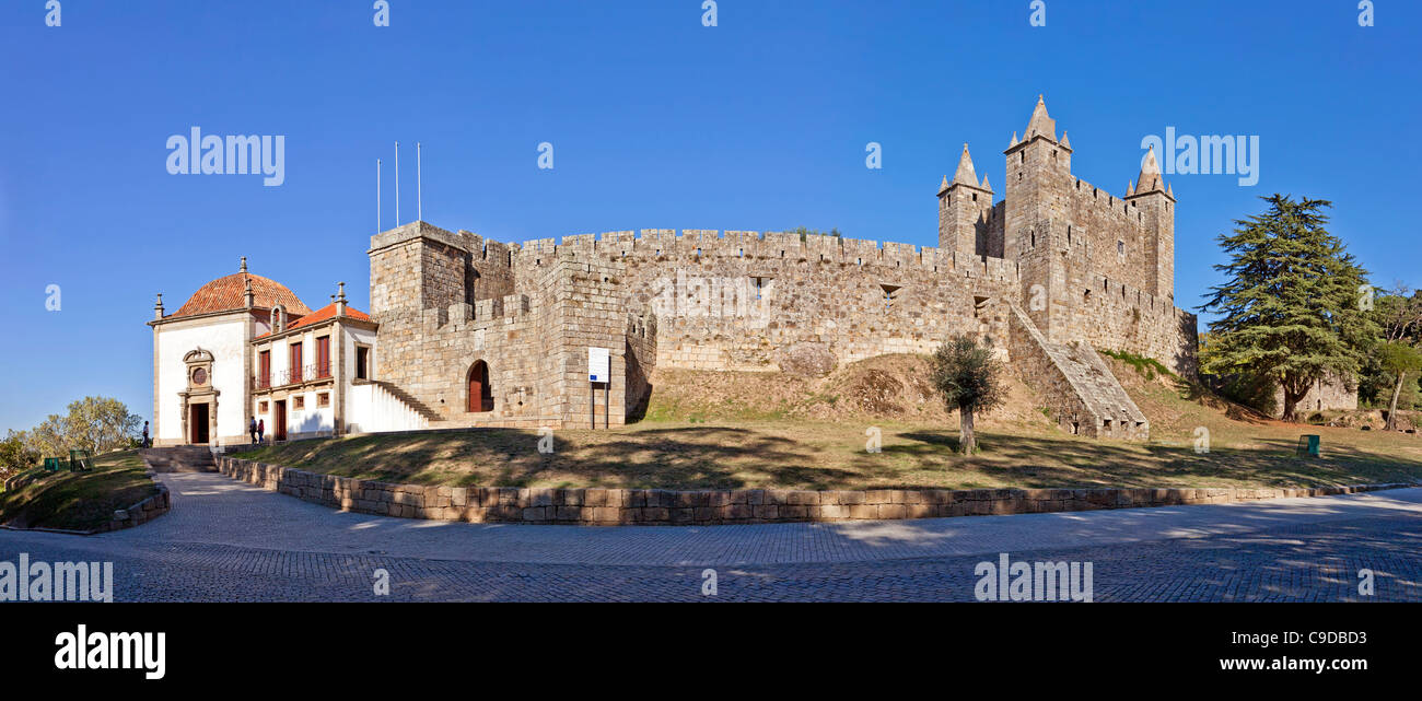 Feira Castle. Santa Maria da Feira, Portugal Stock Photo - Alamy
