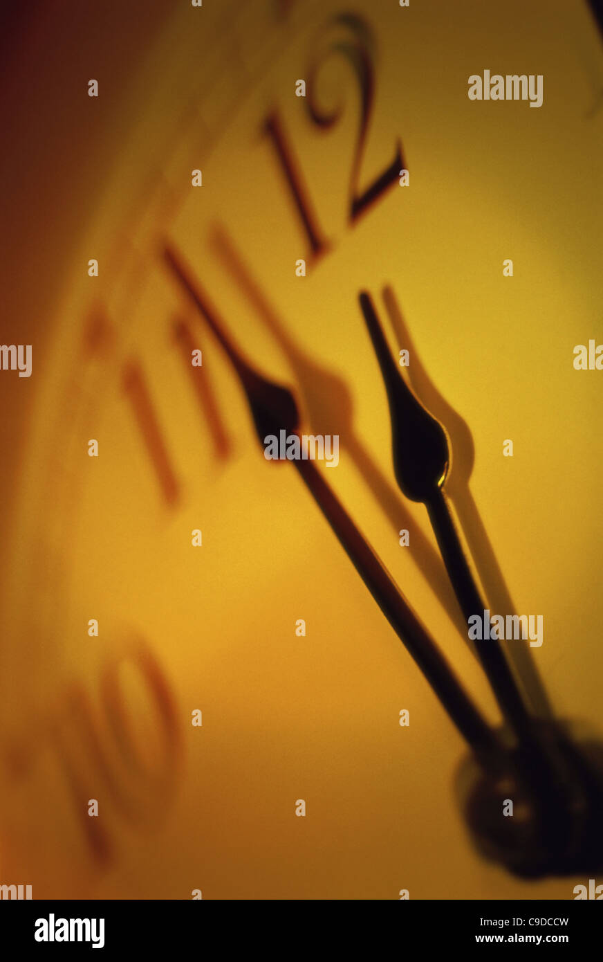 Close-up of a clock Stock Photo - Alamy