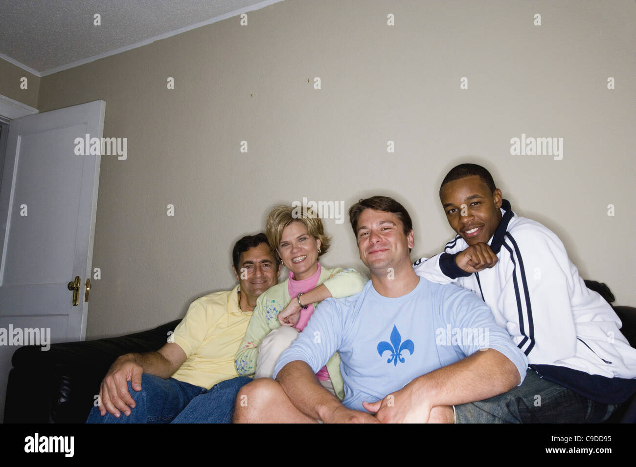 Portrait of family and friend Stock Photo - Alamy