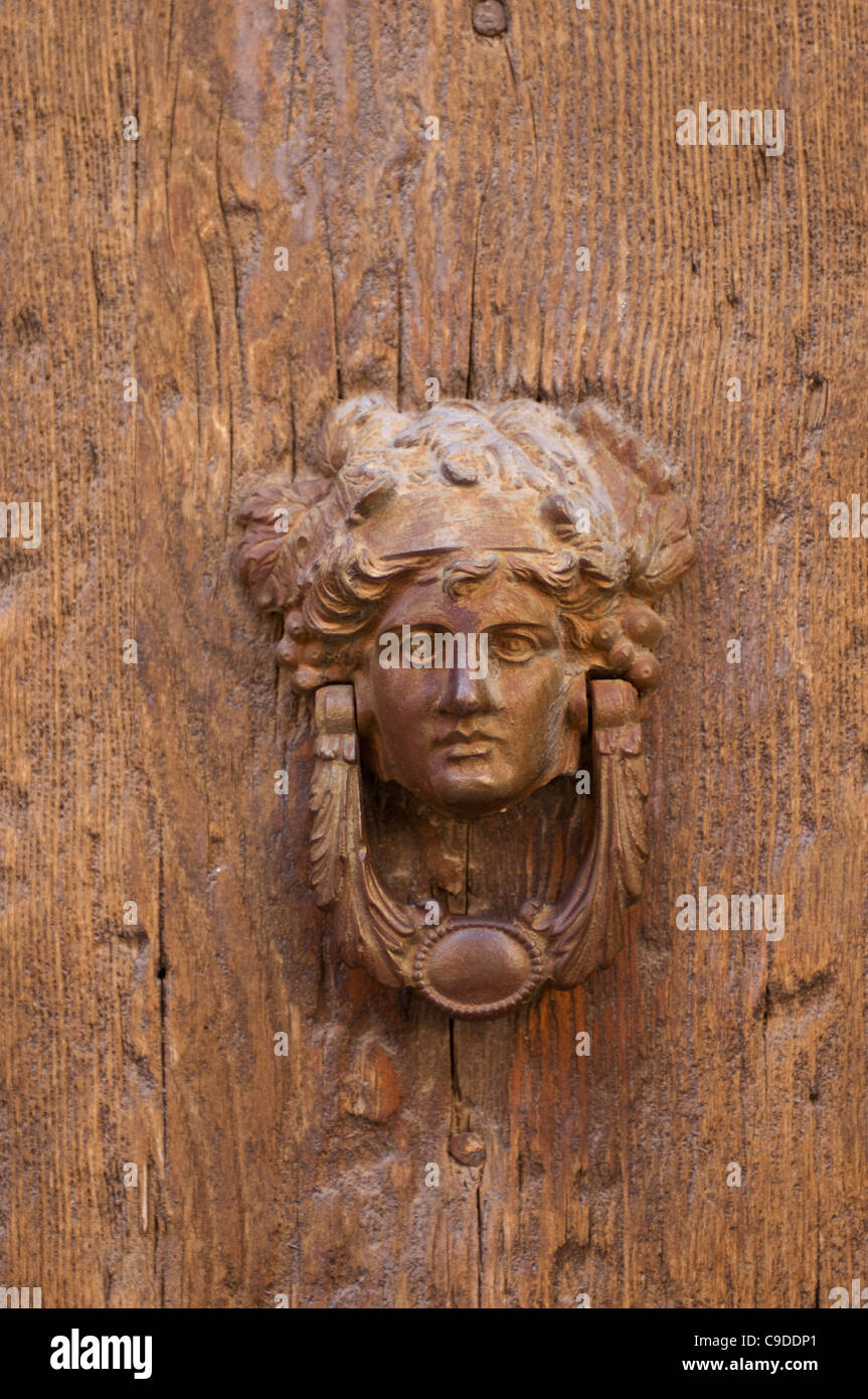 Human face knocker hi-res stock photography and images - Alamy