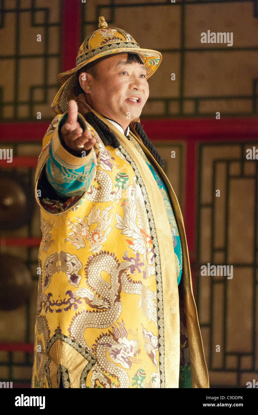 Khoomi singer of Tumen Ekh ensemble performs traditional mongolian song ...