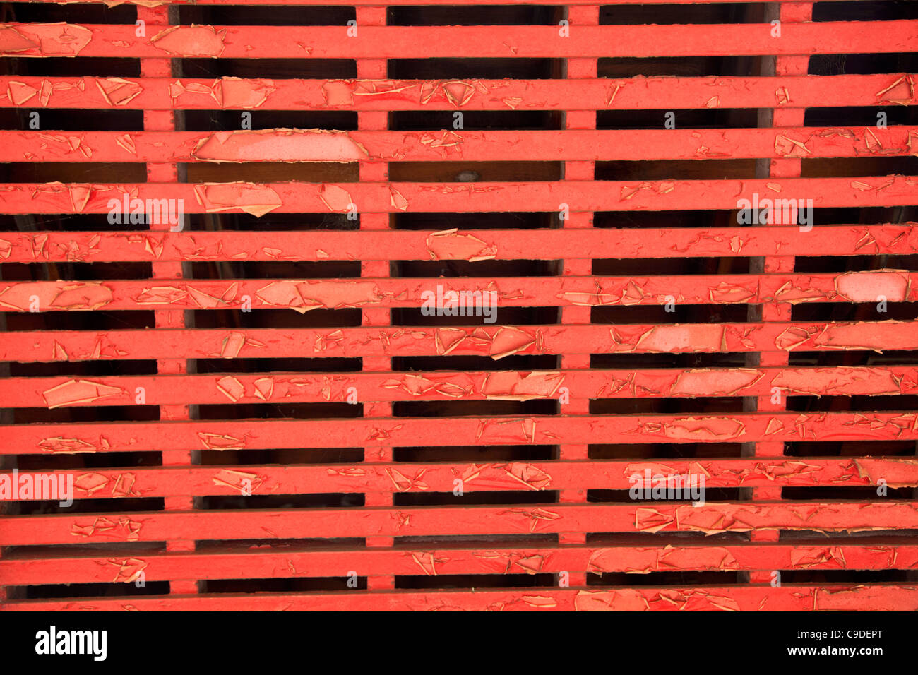 Red slats hi-res stock photography and images - Alamy