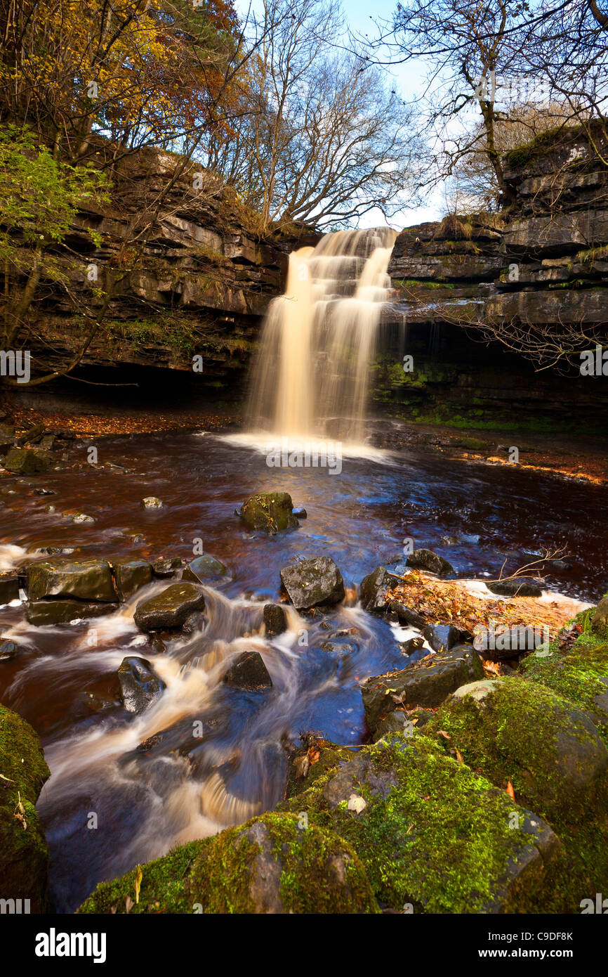 Gibson's Cave and Summerhill Falls, Bowlees Nature Reserve, Teesdale ...