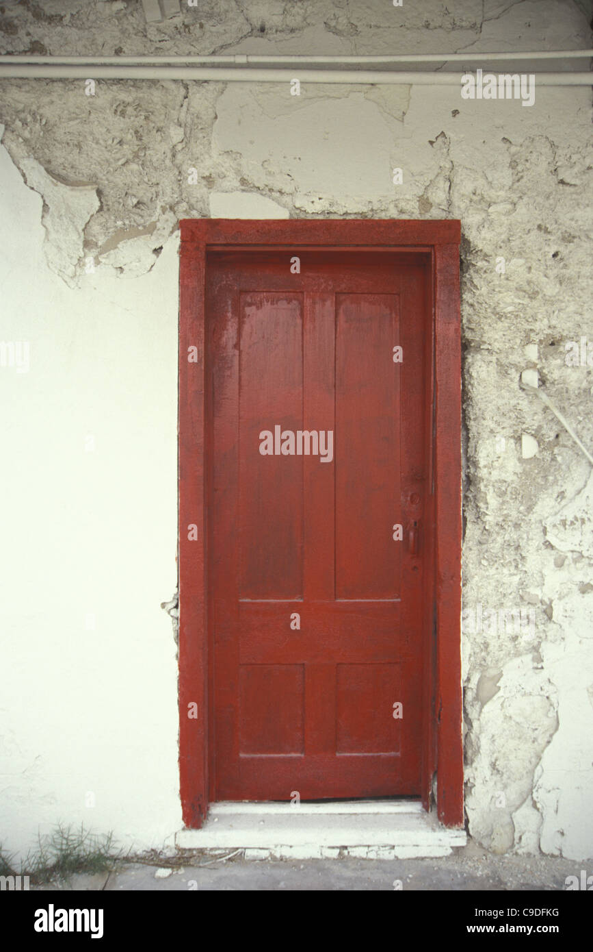 Closed door on a building Stock Photo - Alamy