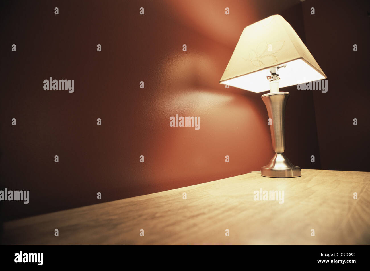 Low angle view of a desk lamp Stock Photo - Alamy