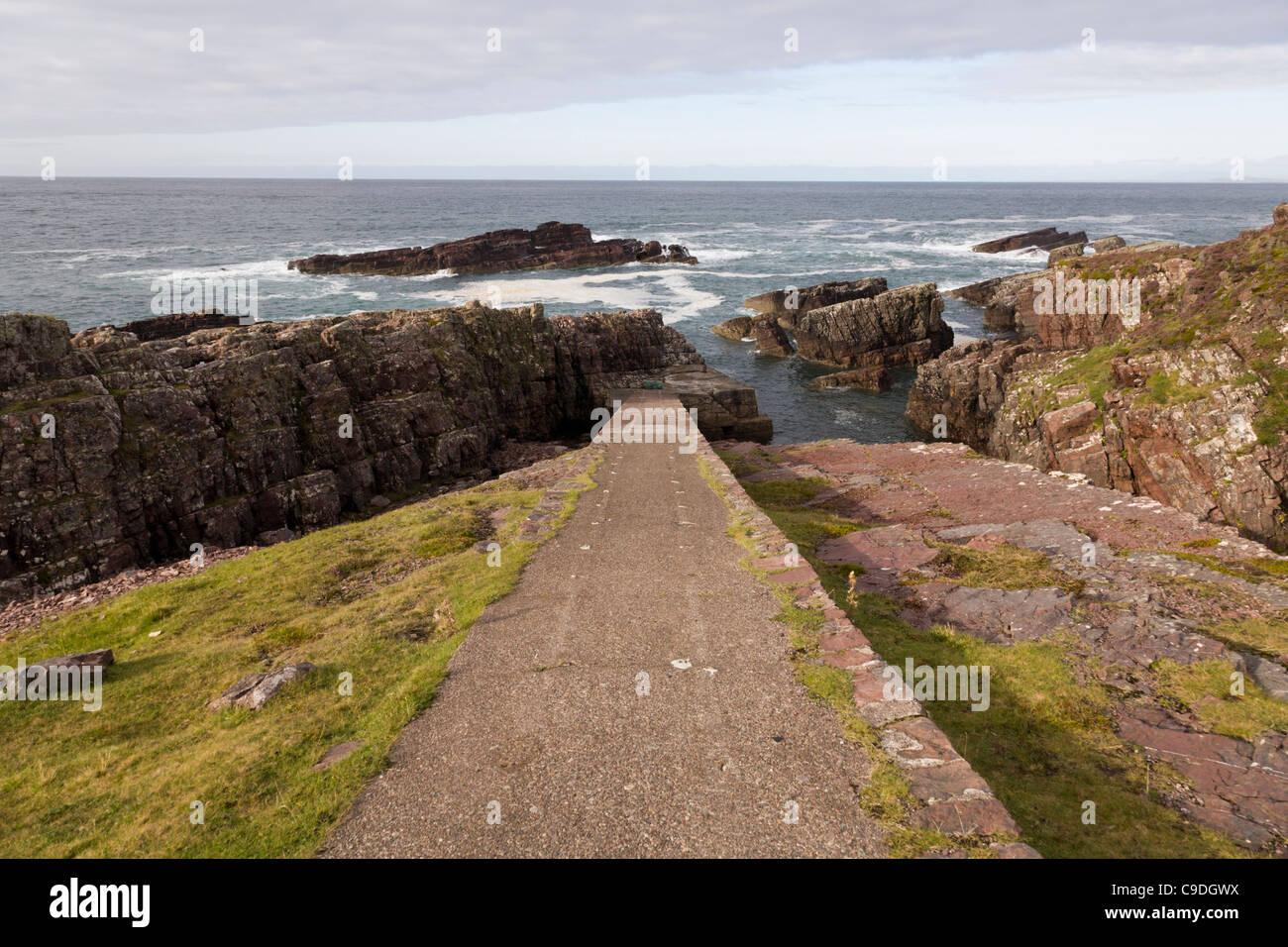 Rua Reidh or Rubha Reidh Lighthouse Melvaig Gairloch Ross-shire ...