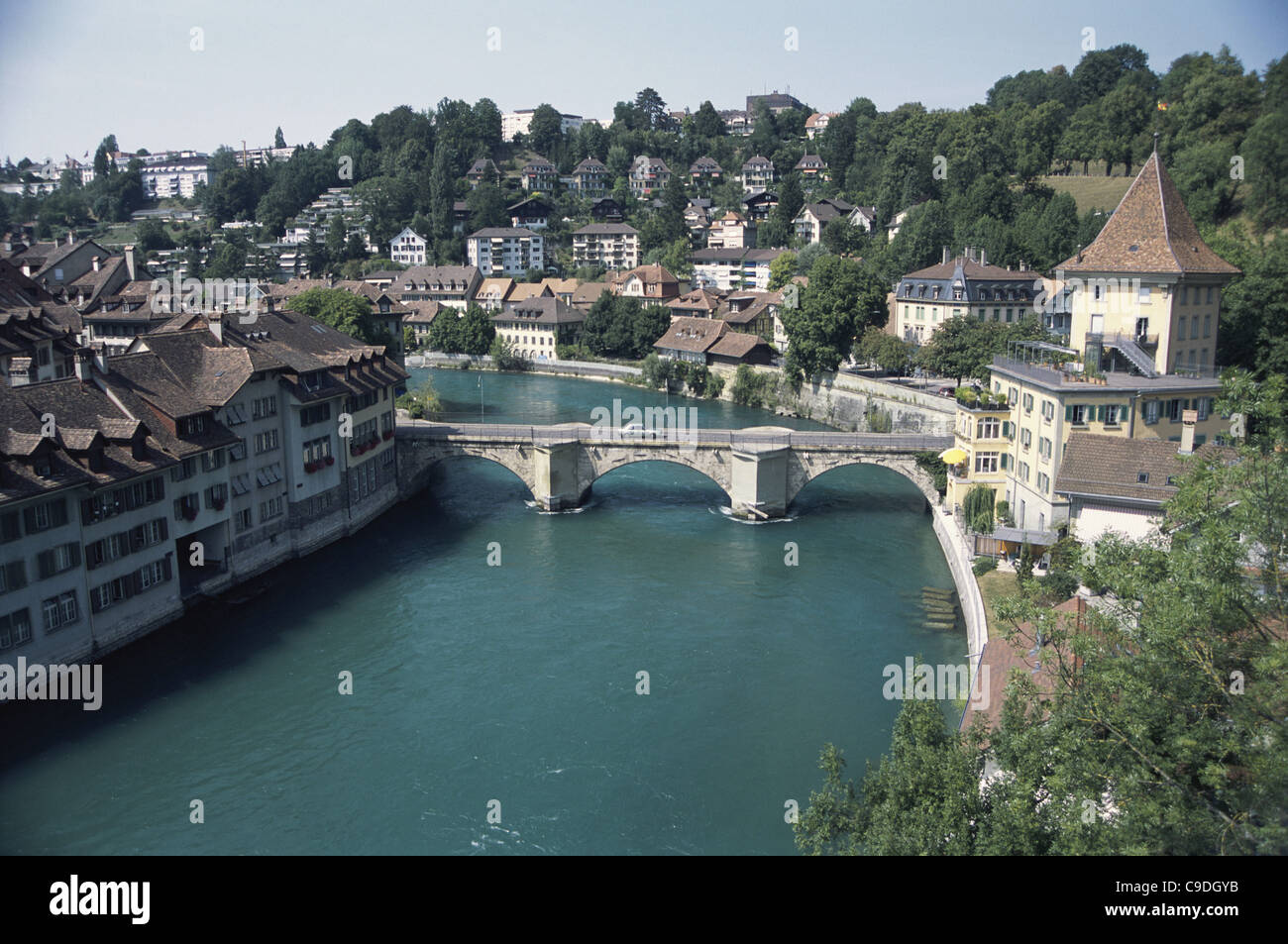 Bridge over a river, Bern, Switzerland Stock Photo - Alamy