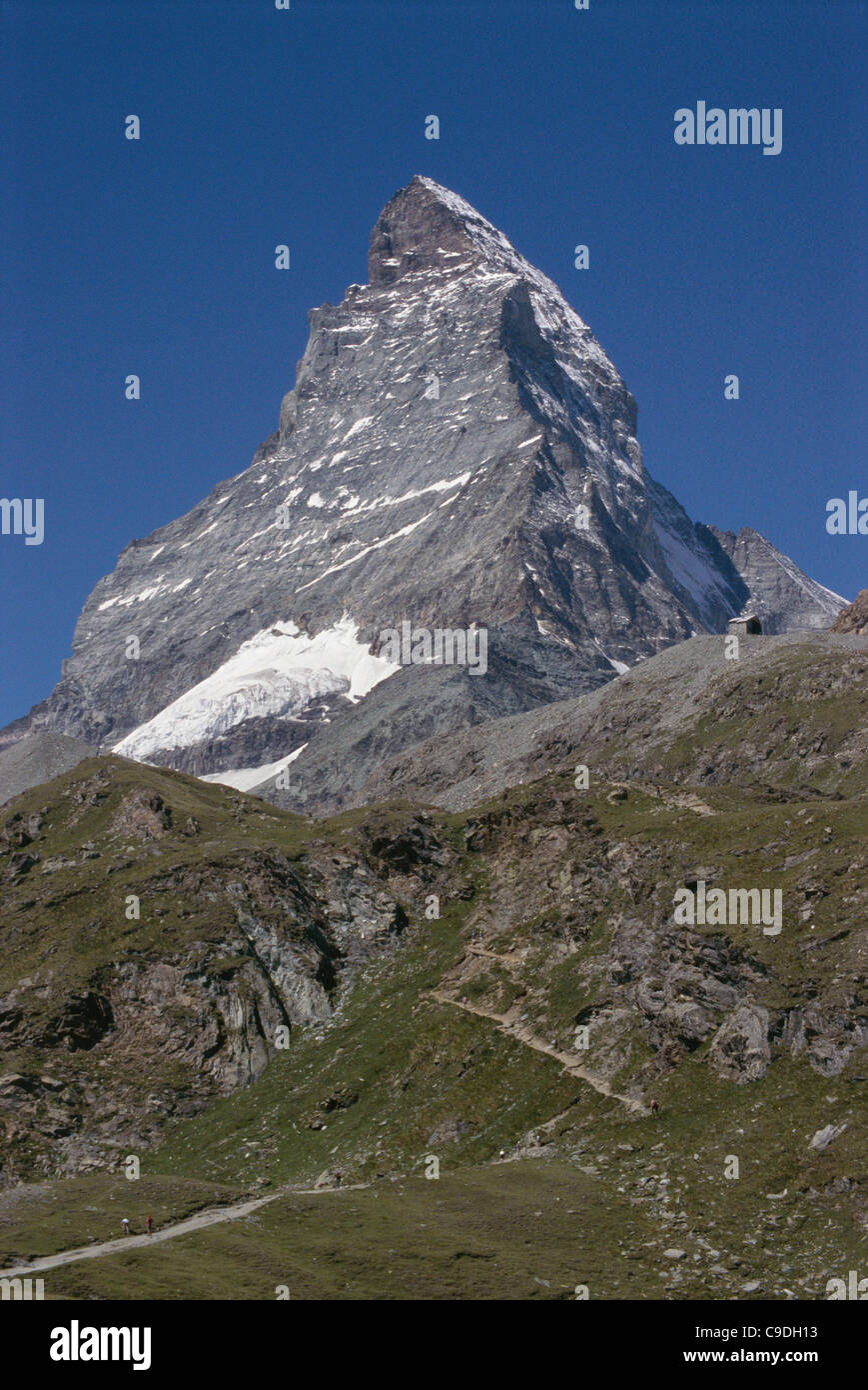 Mountain peak, Matterhorn, Zermatt, Switzerland Stock Photo - Alamy