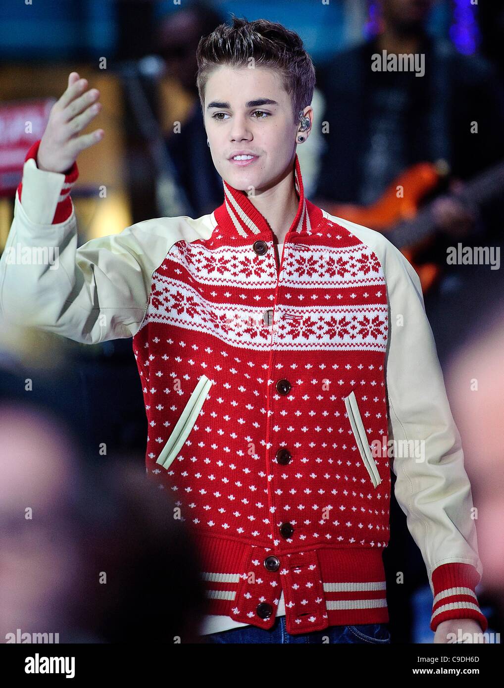 Justin Bieber on stage for NBC Today Show Concert with Justin Bieber ...