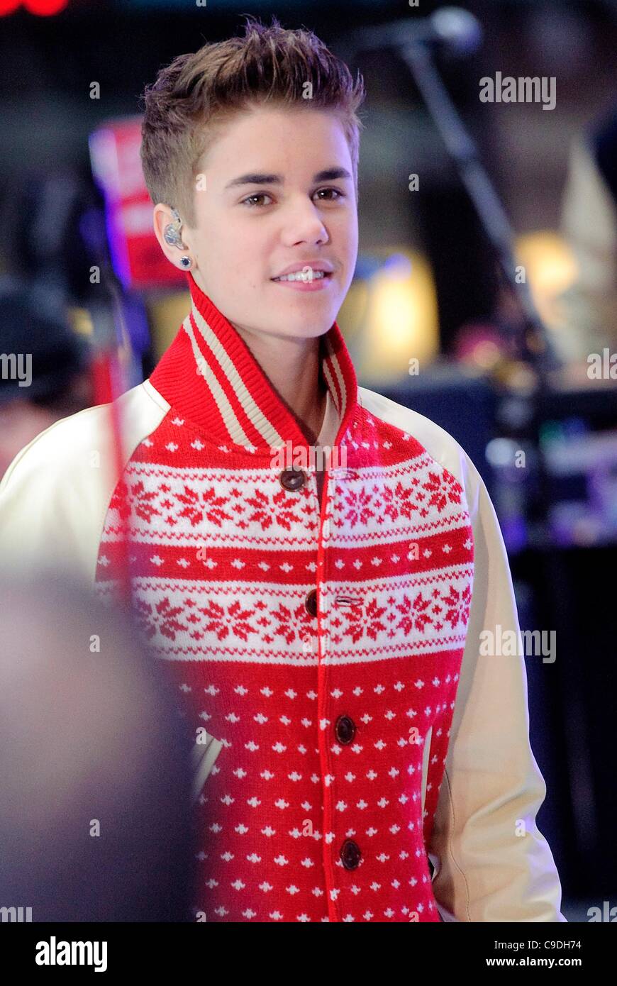 Justin Bieber on stage for NBC Today Show Concert with Justin Bieber ...