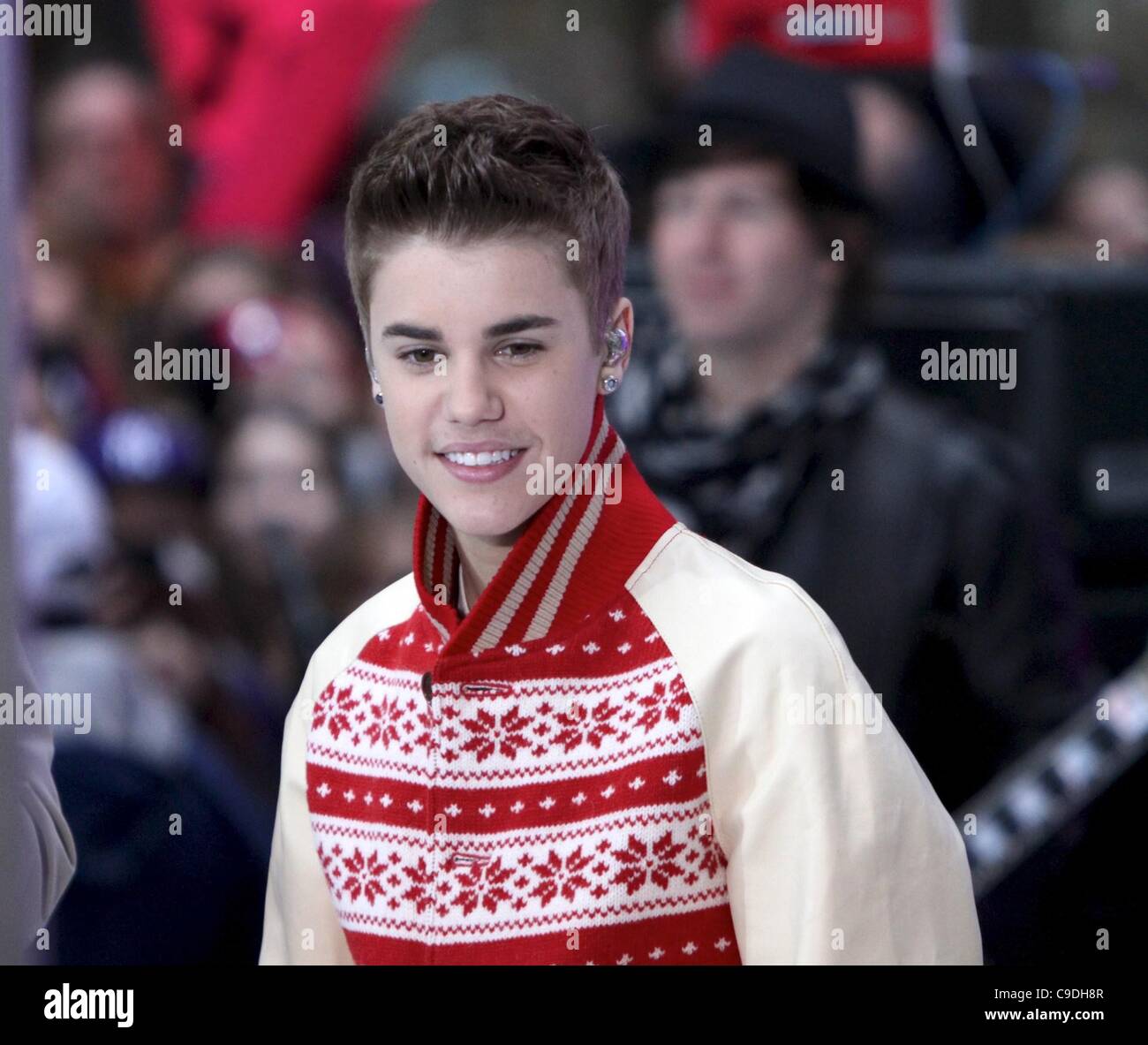 Justin Bieber on stage for NBC Today Show Concert with Justin Bieber ...