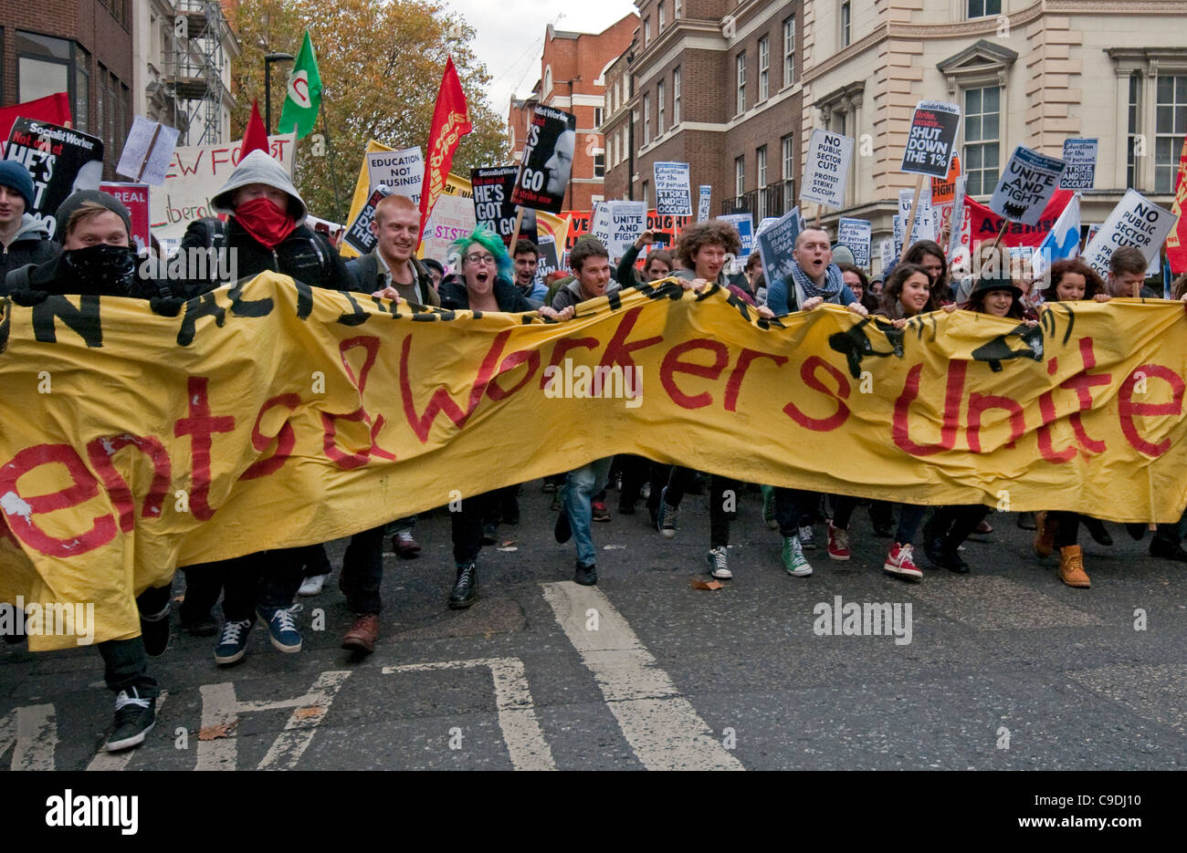 Young people protest capitalism hi-res stock photography and images - Alamy