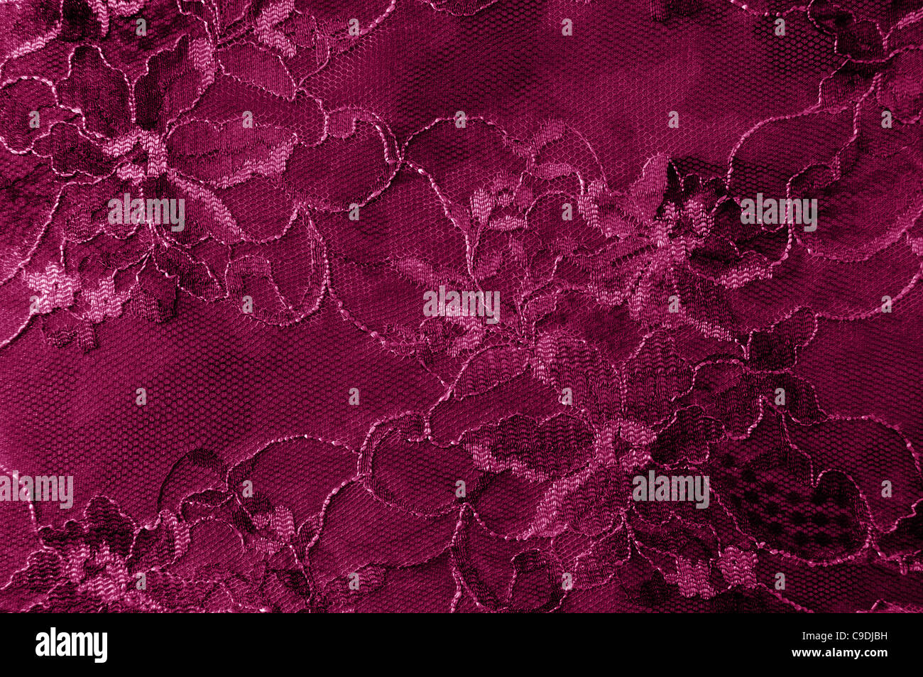 Luxury dark red vintage fabric with floral lace Stock Photo - Alamy