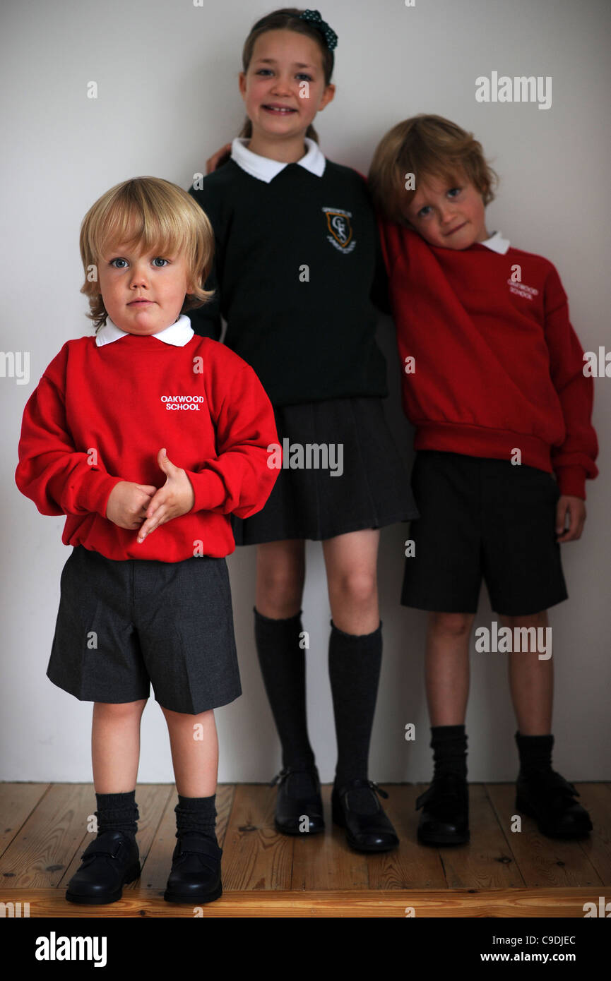 Brother sister in school uniform hi-res stock photography and images ...