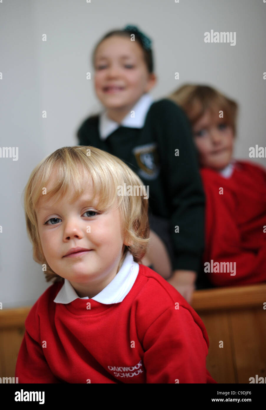 Brother sister in school uniform hi-res stock photography and images ...