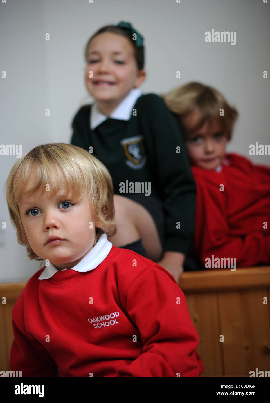 Brother sister school uniforms hi-res stock photography and images - Alamy