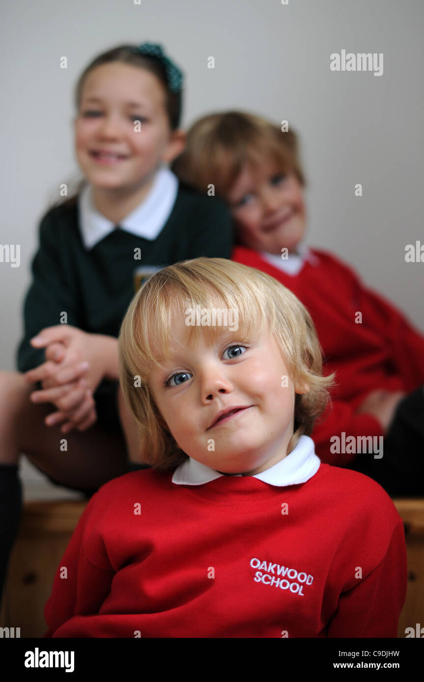 Brother sister in school uniform hi-res stock photography and images ...