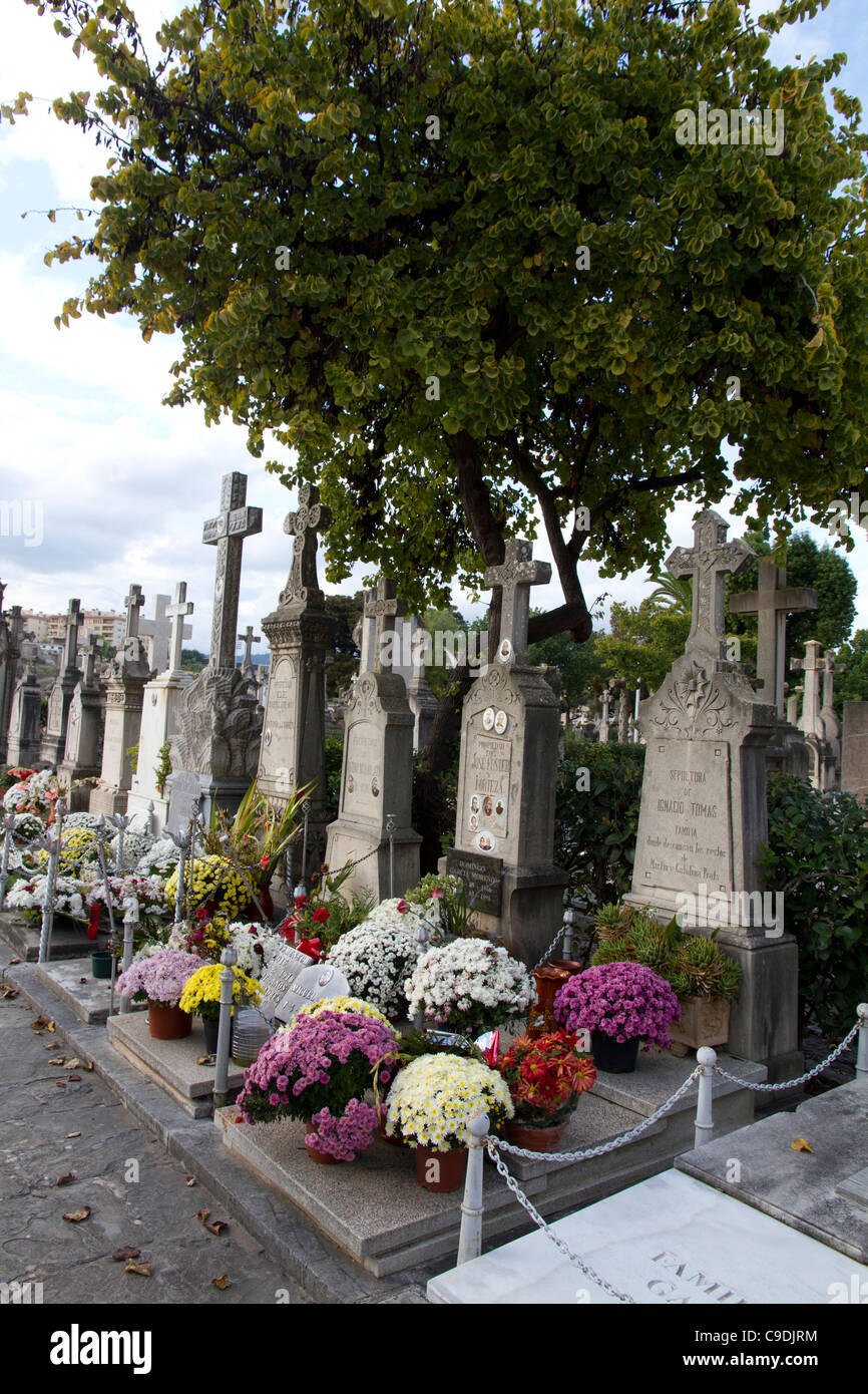Cemetery in Palma de Majorca Mallorca Balearic Spain Stock Photo - Alamy