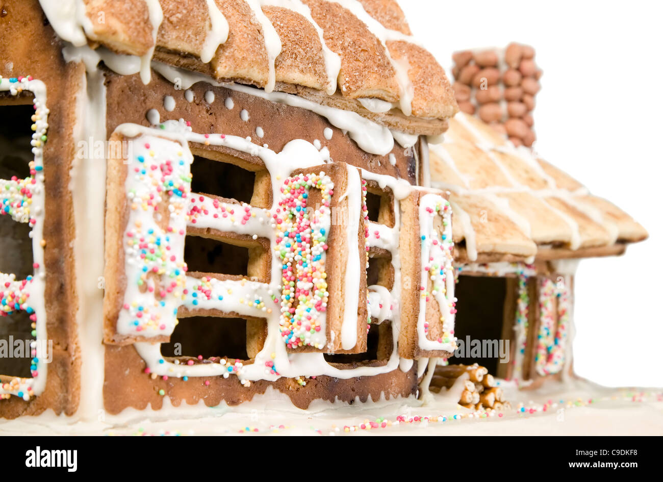 House made from flour and sugar, bakery or creativity concept Stock ...