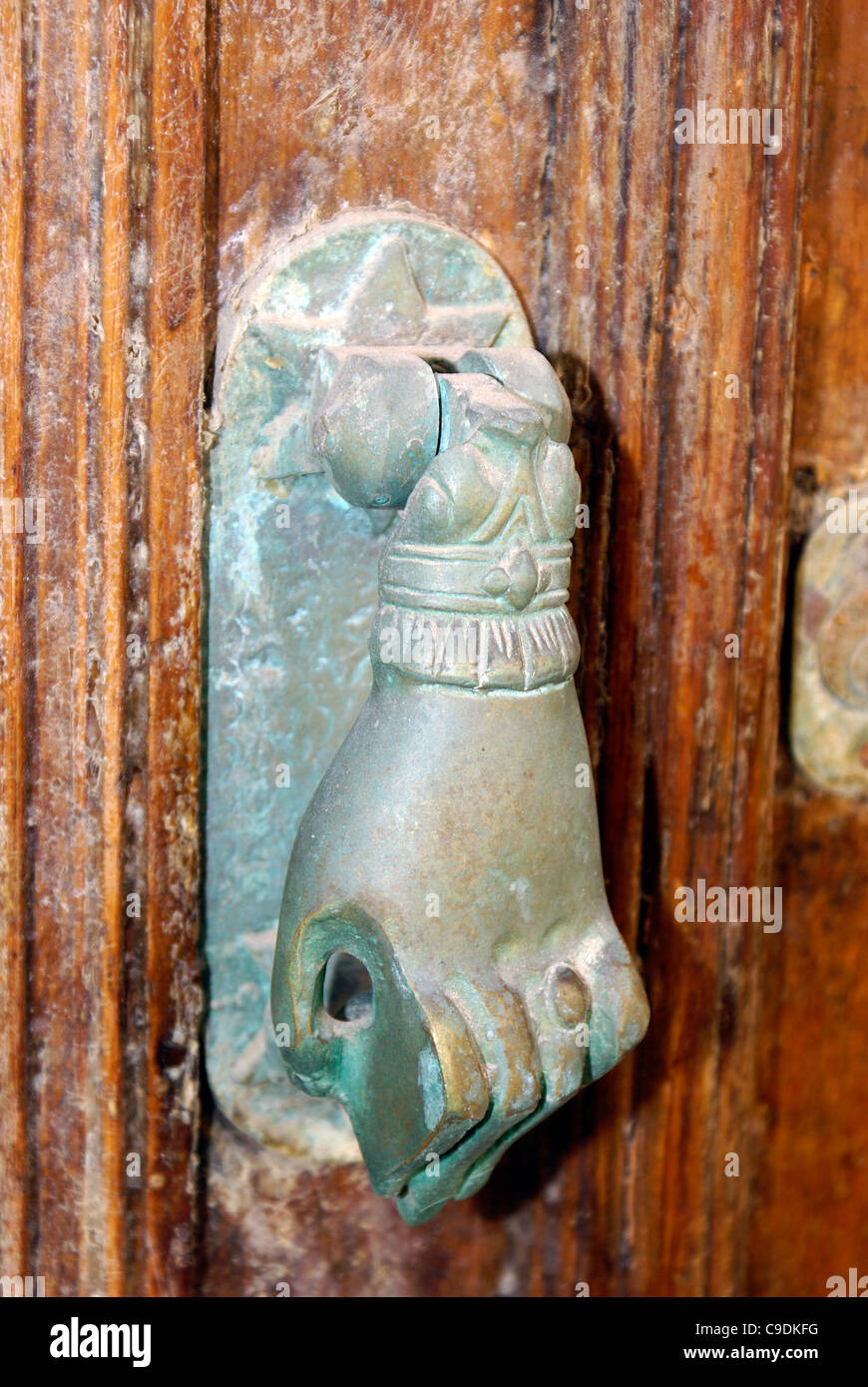 Old style head knocker in Crete island, Greece Stock Photo - Alamy