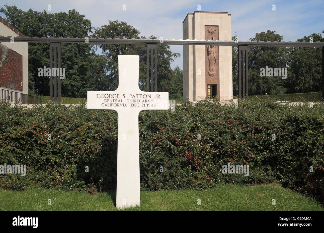 Memorial to general george s patton hi-res stock photography and images ...