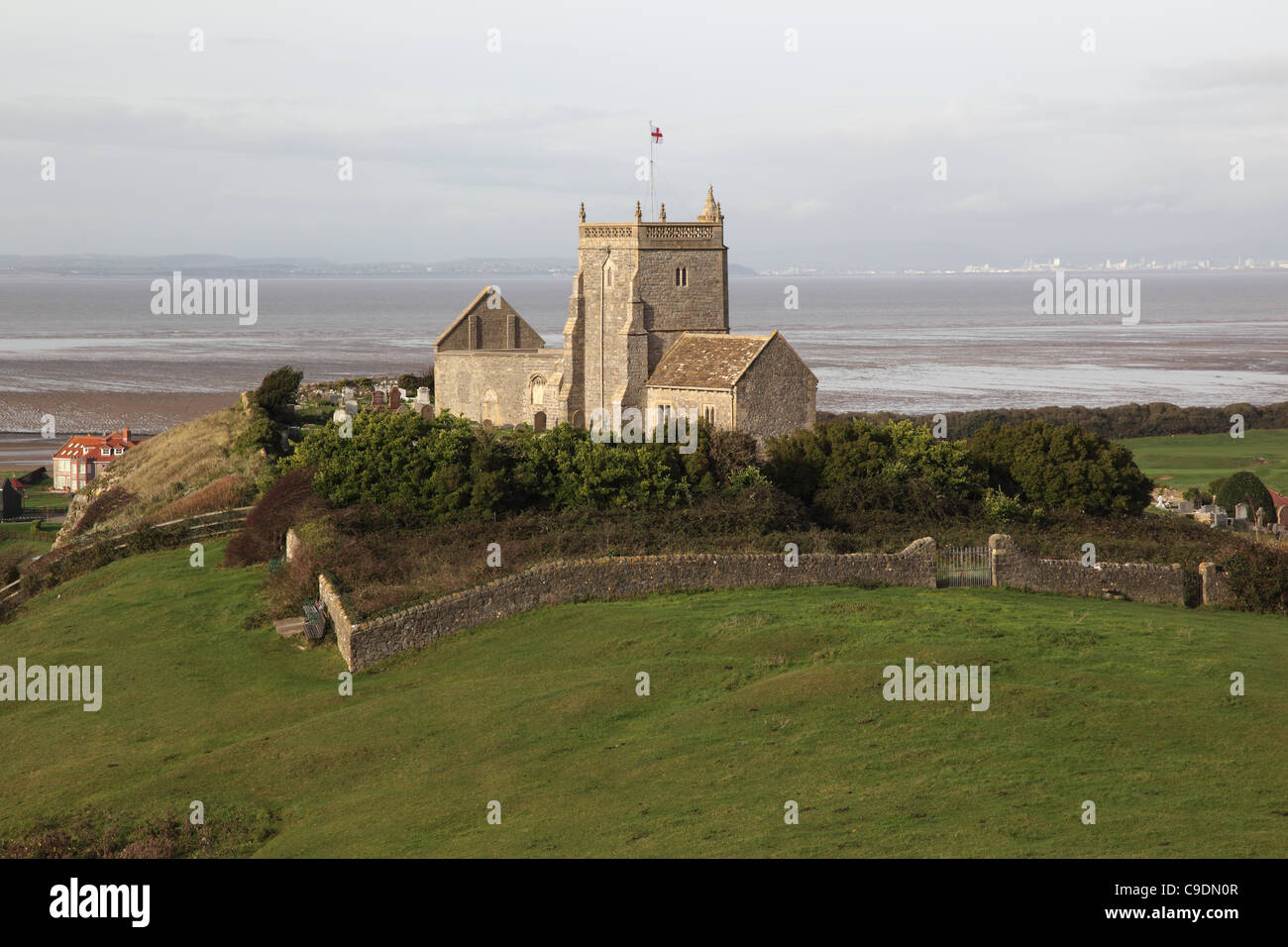 Church of St Nicholas, Uphill, Weston Super Mare, Somerset, England, UK ...