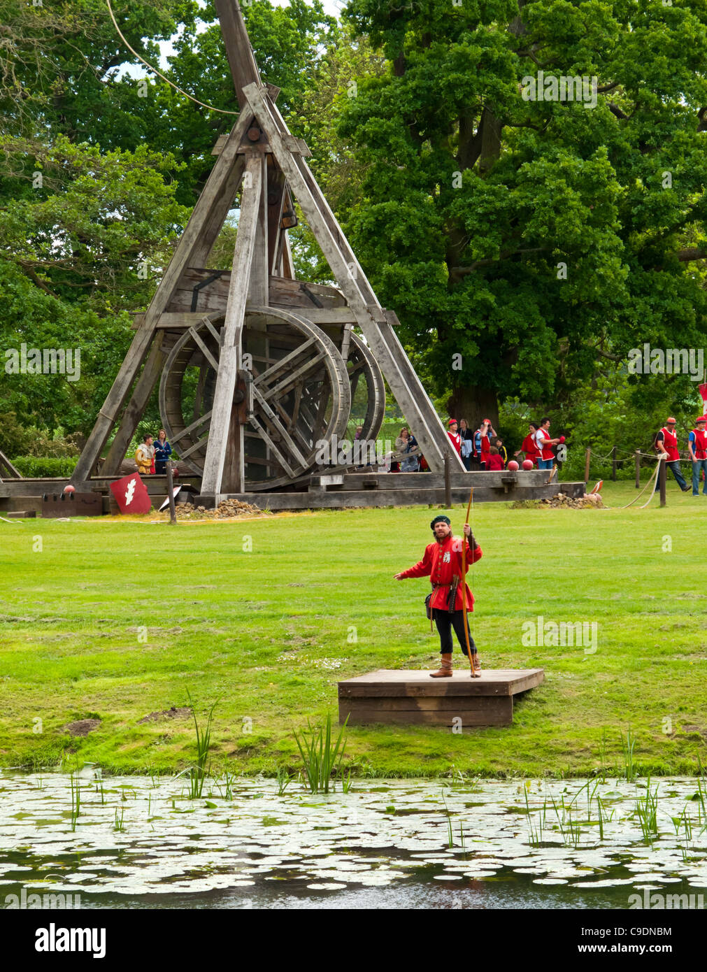 Warwick Castle trebuchet the largest catapult in the world which is ...