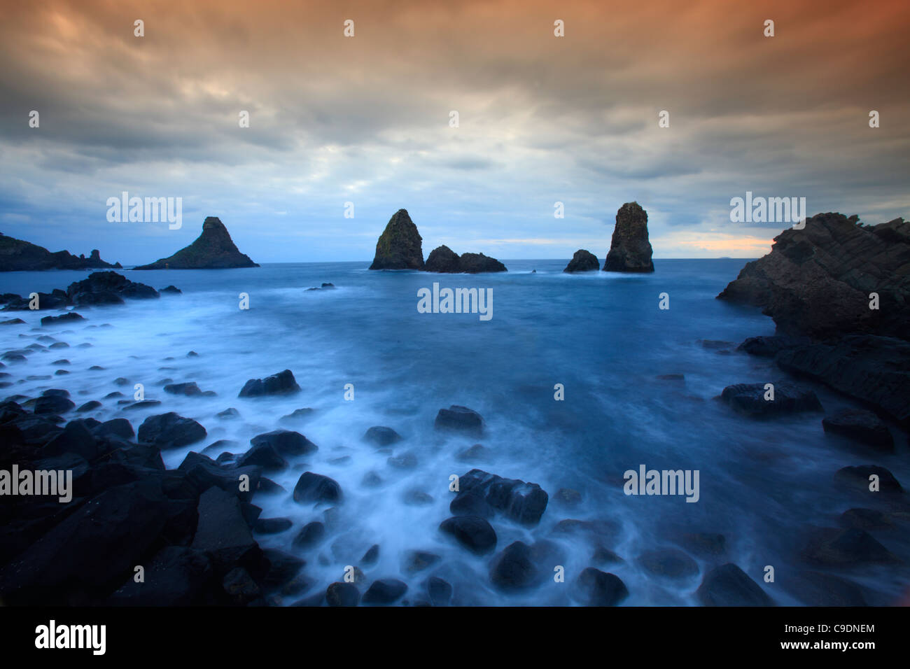 Cyclops stacks in Aci Trezza, Sicily, Italy Stock Photo - Alamy
