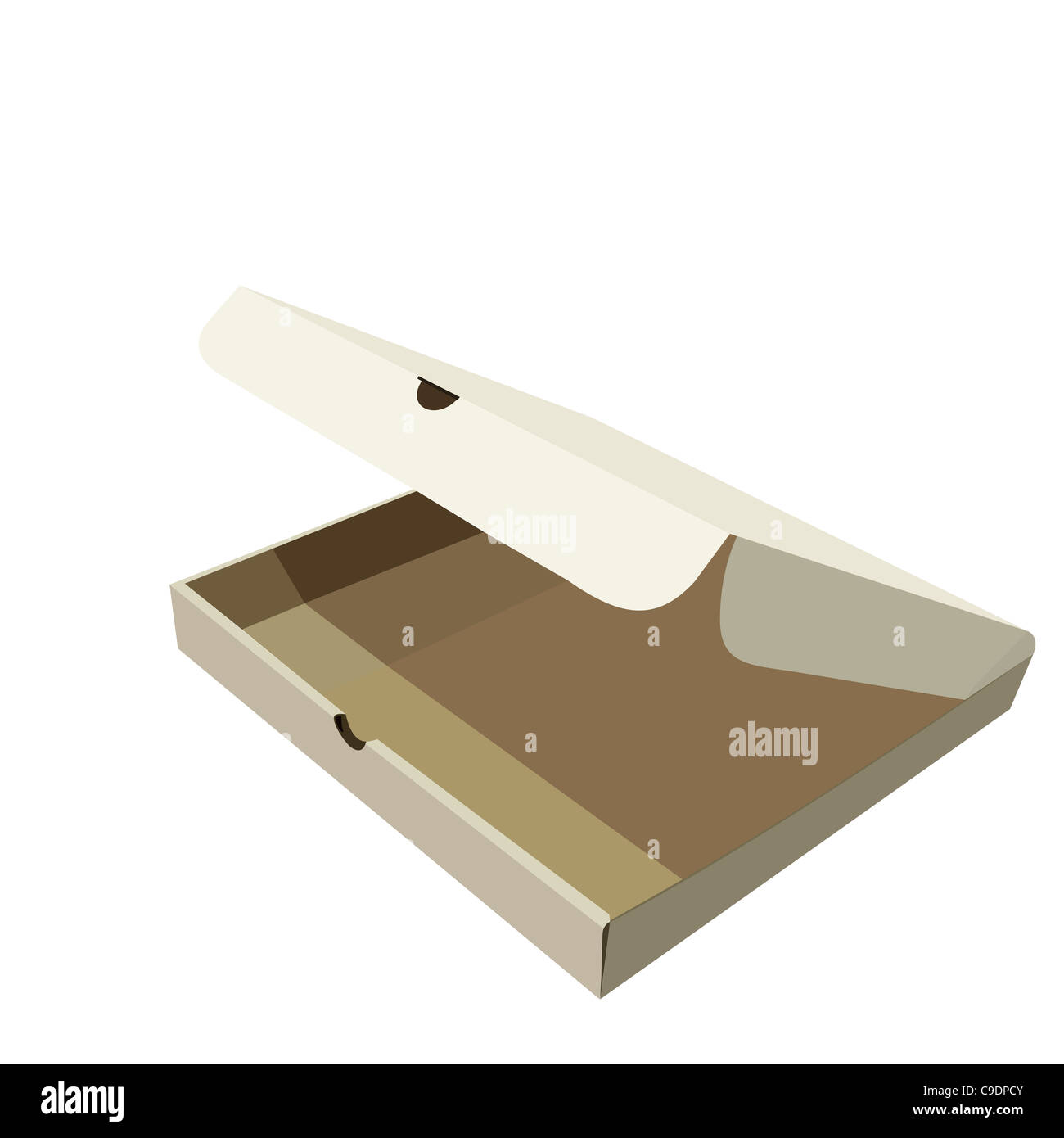 Realistic illustration of box isolated on white background - vector ...
