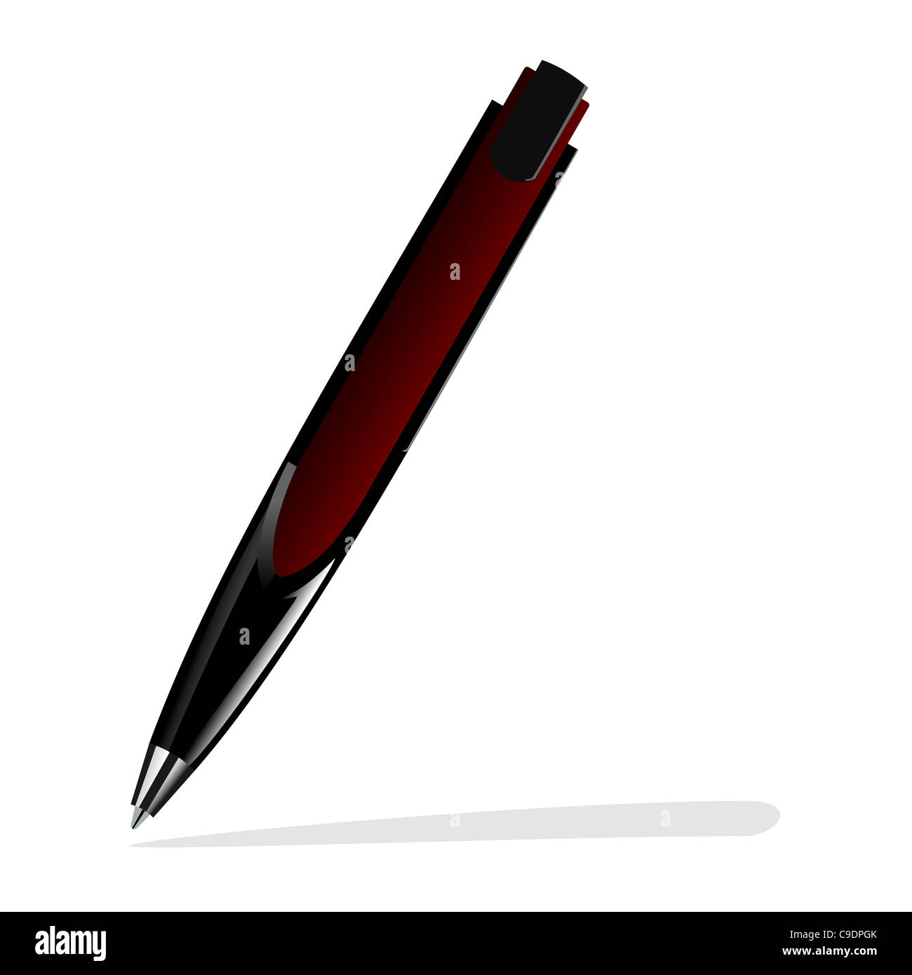 Realistic illustration of pen Stock Photo - Alamy