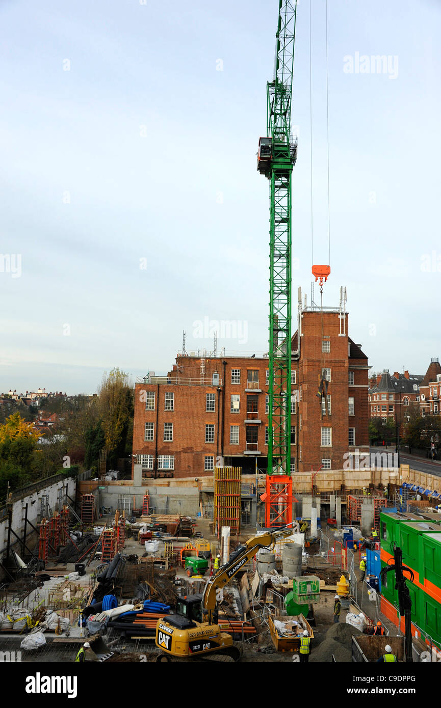 Building site under construction in northwest London Stock Photo - Alamy