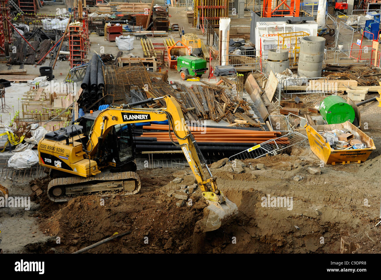 Building site under construction in northwest London Stock Photo - Alamy