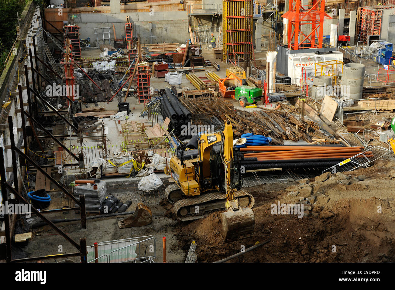 Building site under construction in northwest London Stock Photo - Alamy