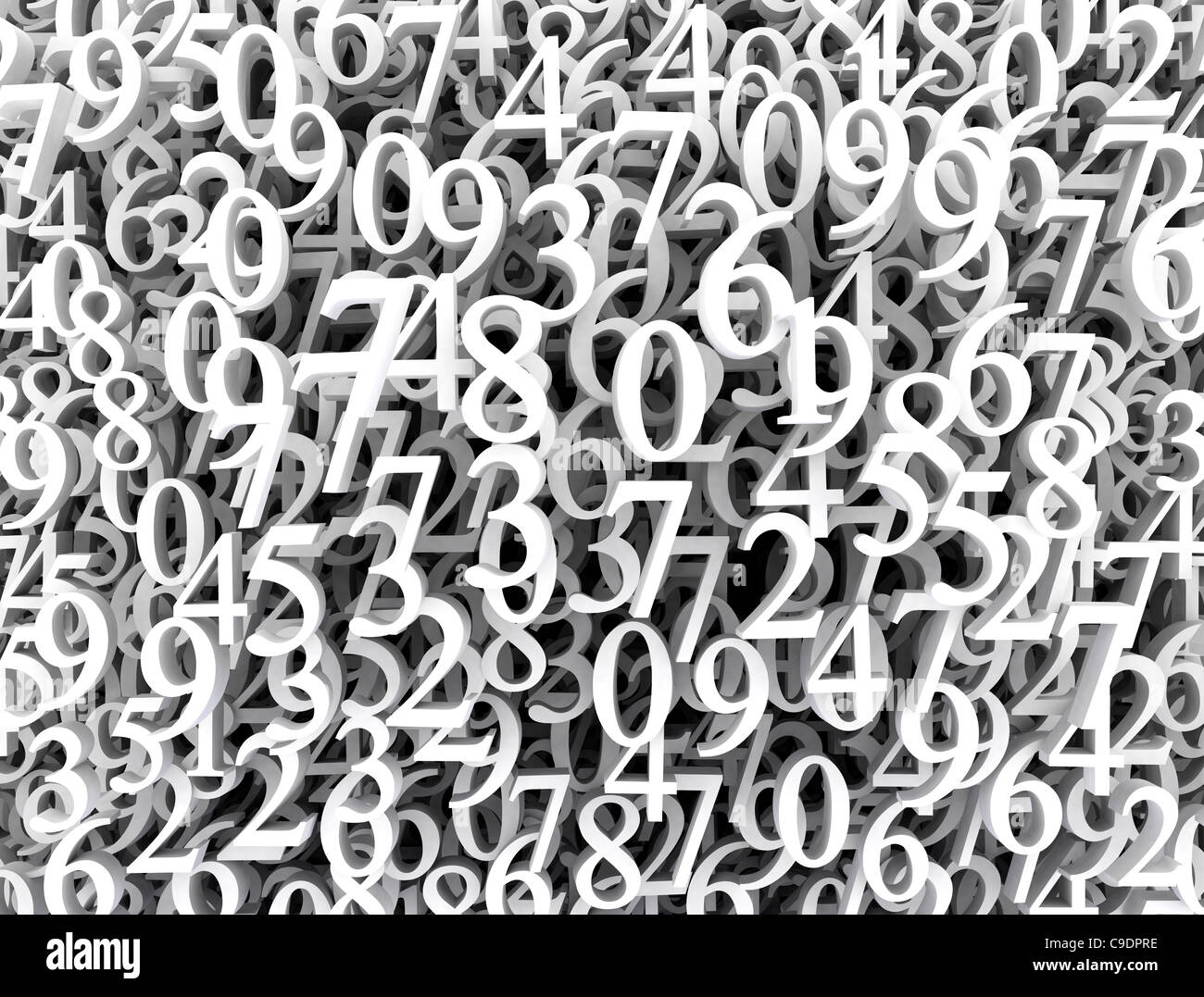 Numbers made of numbers hi-res stock photography and images - Alamy