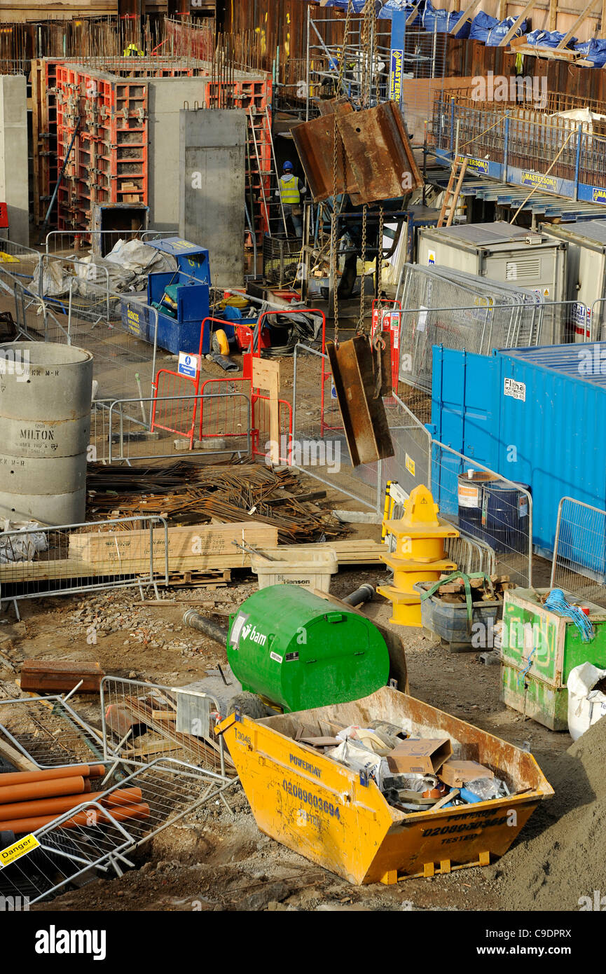 Building site under construction in northwest London Stock Photo - Alamy