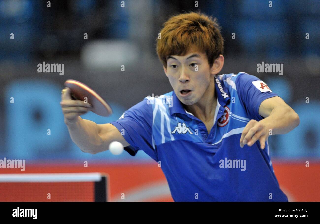 ExCel, LONDON, UK, Thursday 24/11/2011. Wong Chun Ting (Hong Kong ...