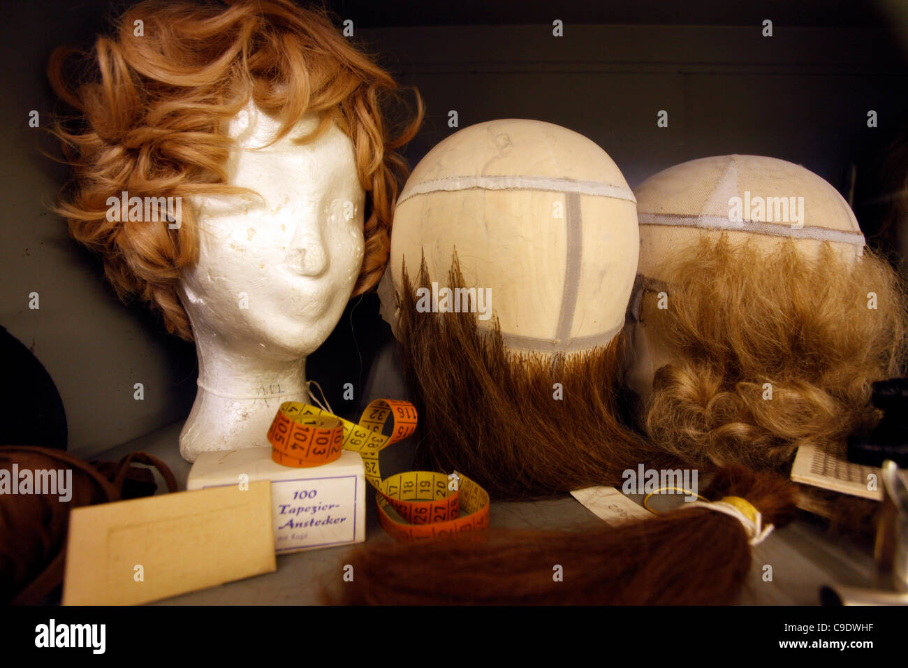 Spy disguise objects are displayed in der Runden Ecke Museum the former ...